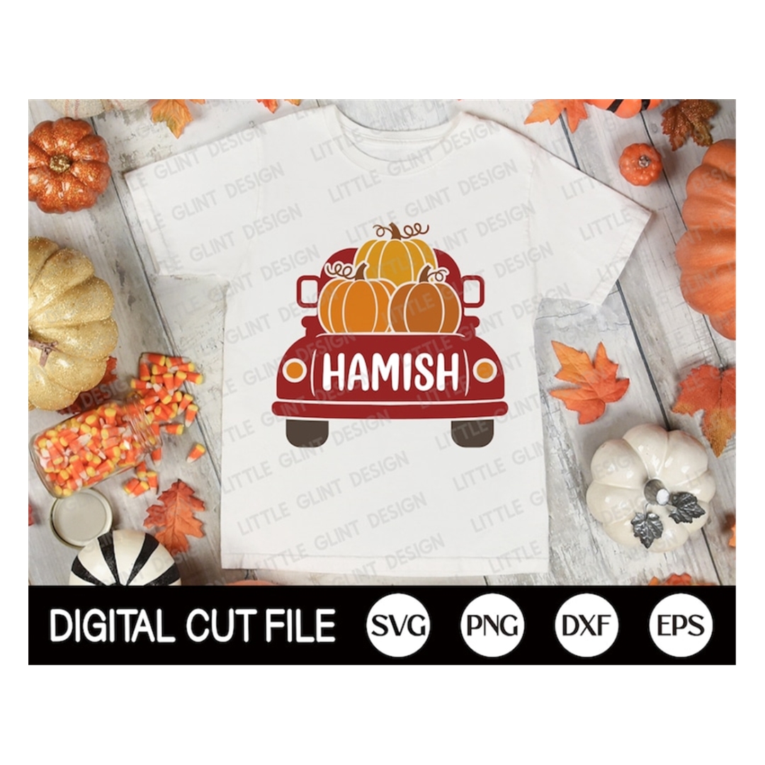 Pumpkin Vintage Truck SVG, Monogram Svg, Fall Truck Svg, Aut | Inspire ...