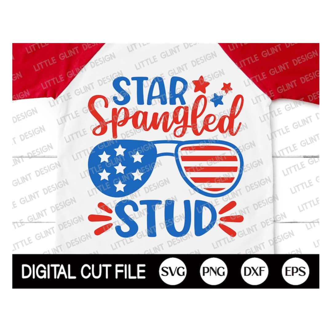 4th of July Svg, Star Spangled Stud Svg, American Flag Svg, | Inspire ...