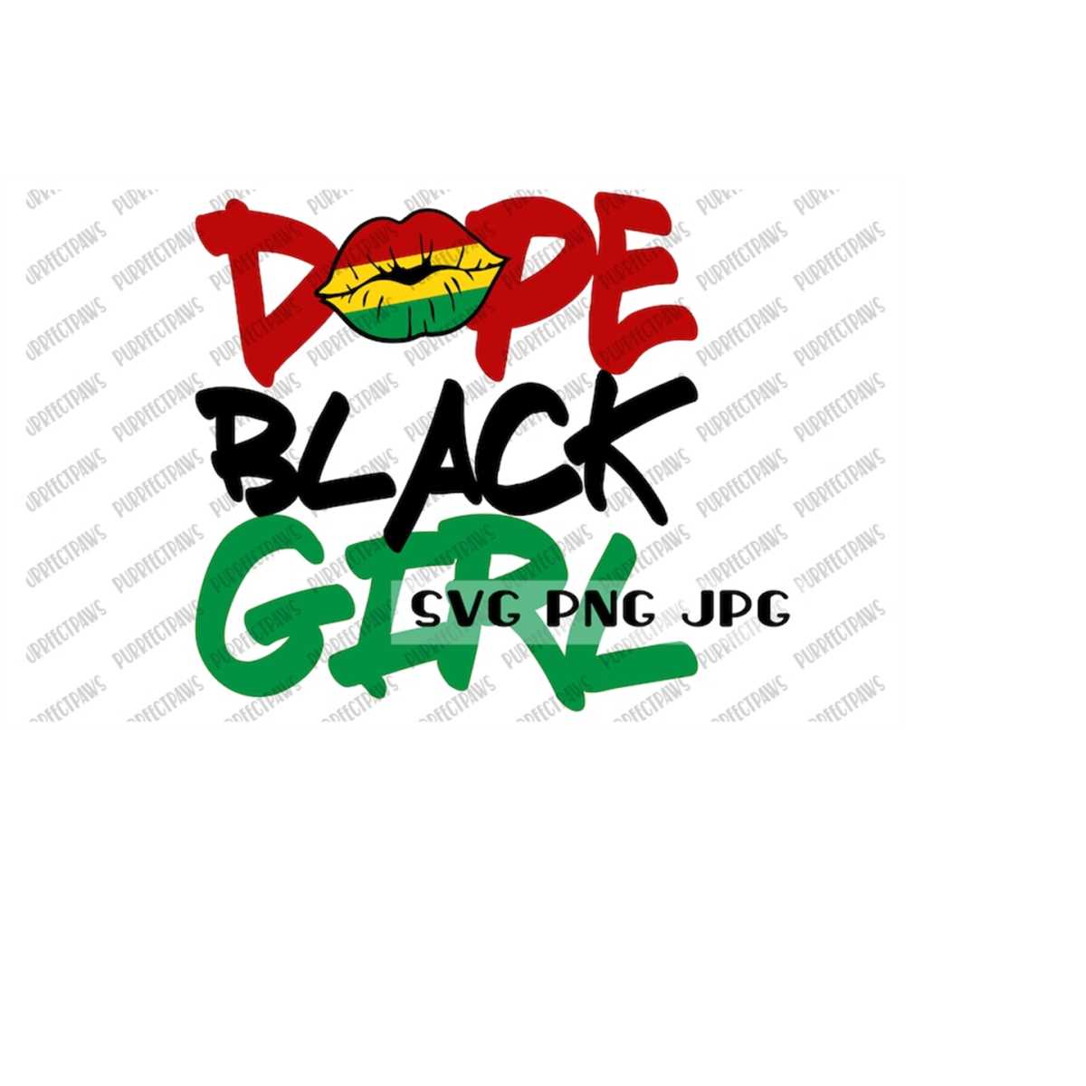 Dope Black Girl SVG, Digital Cut File, Sublimation, Printabl | Inspire ...