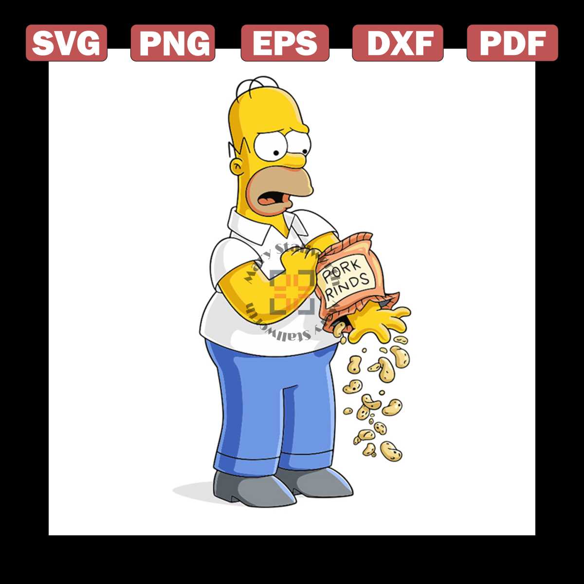 Homer simpson eating Svg, Cartoon Svg, The Simpsons Svg, Dad | Inspire ...