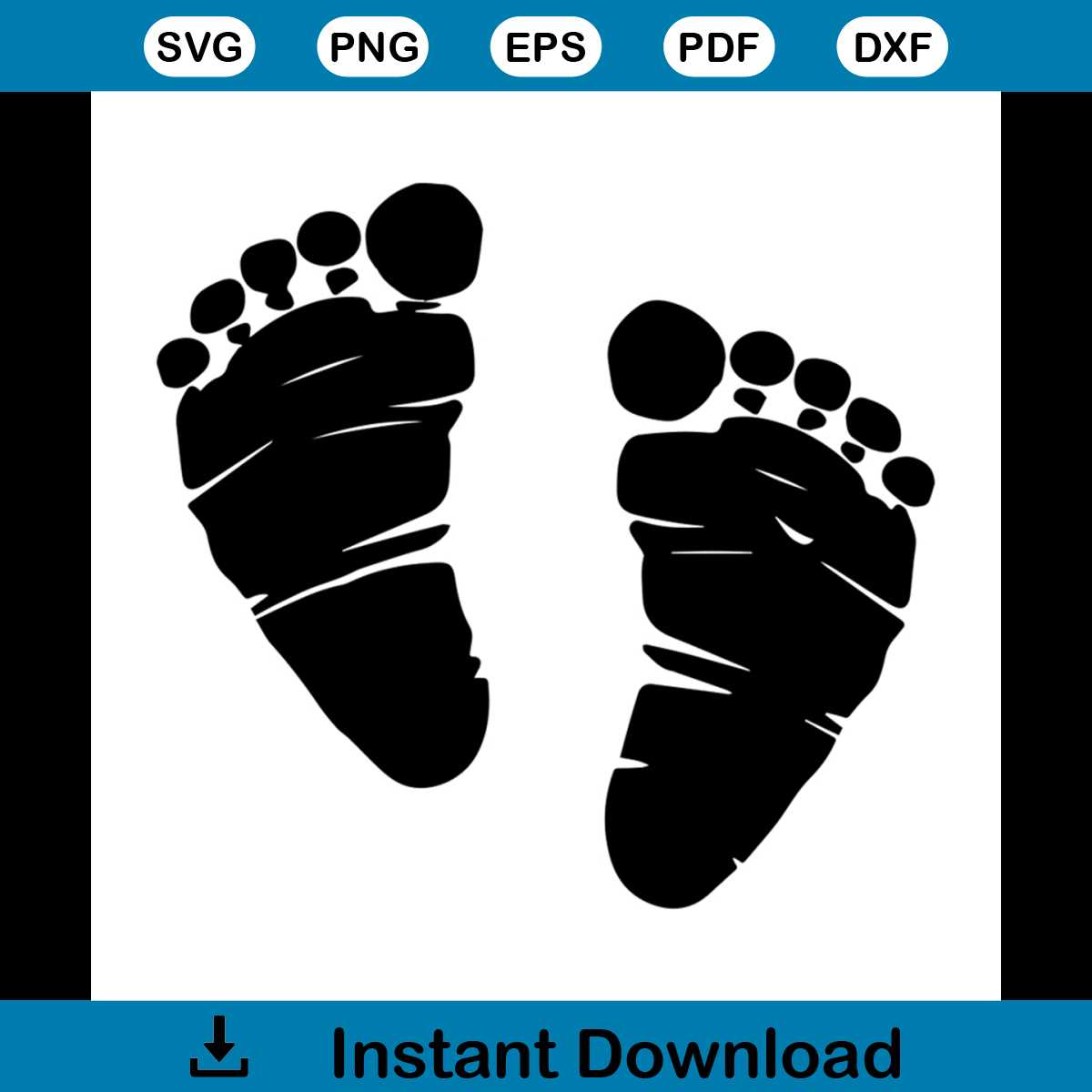 Footprints svg - Inspire Uplift
