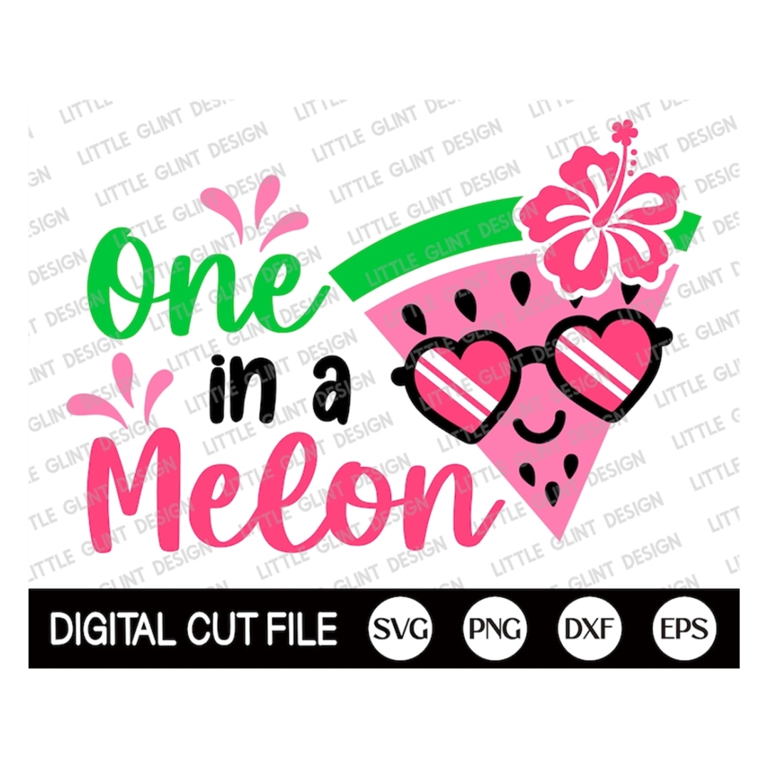 One in a Melon Svg, Summer Svg, Beach Cut Files, Watermelon | Inspire ...