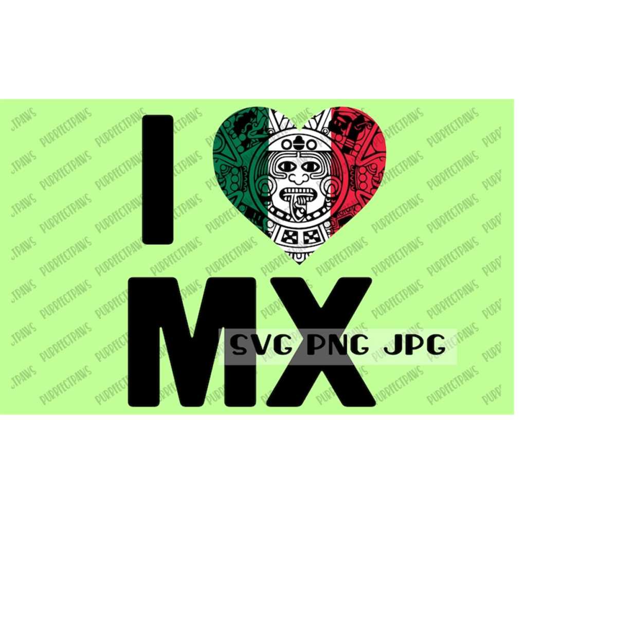 I Heart Mexico Aztec Design SVG, Cut File, Sublimation, svg | Inspire ...