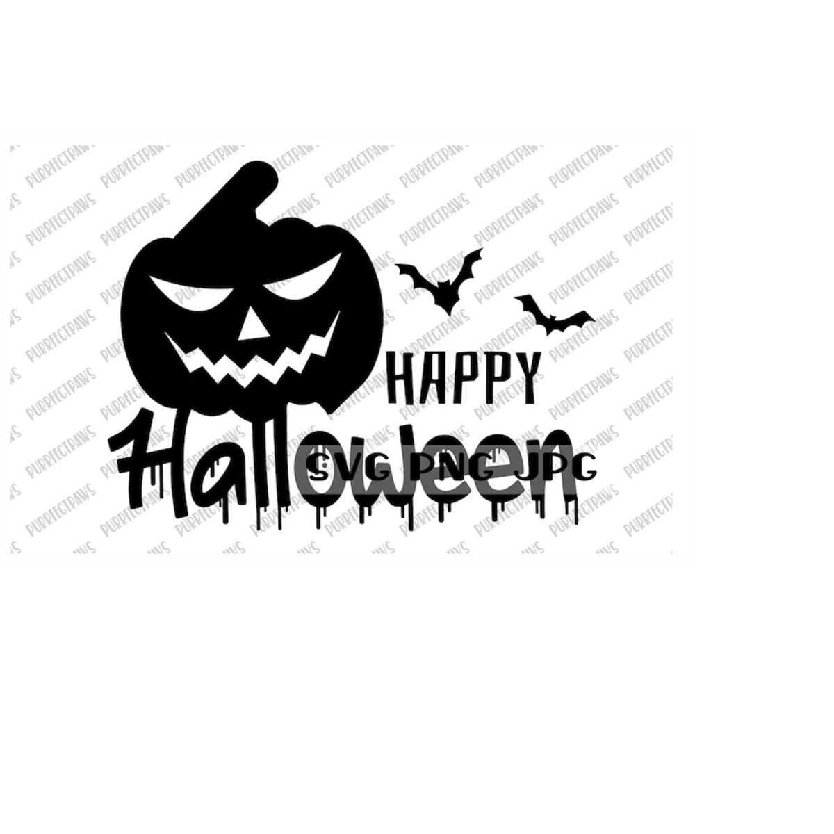 Happy Halloween SVG, Halloween Clip Art, Cut File, Sublimati | Inspire ...