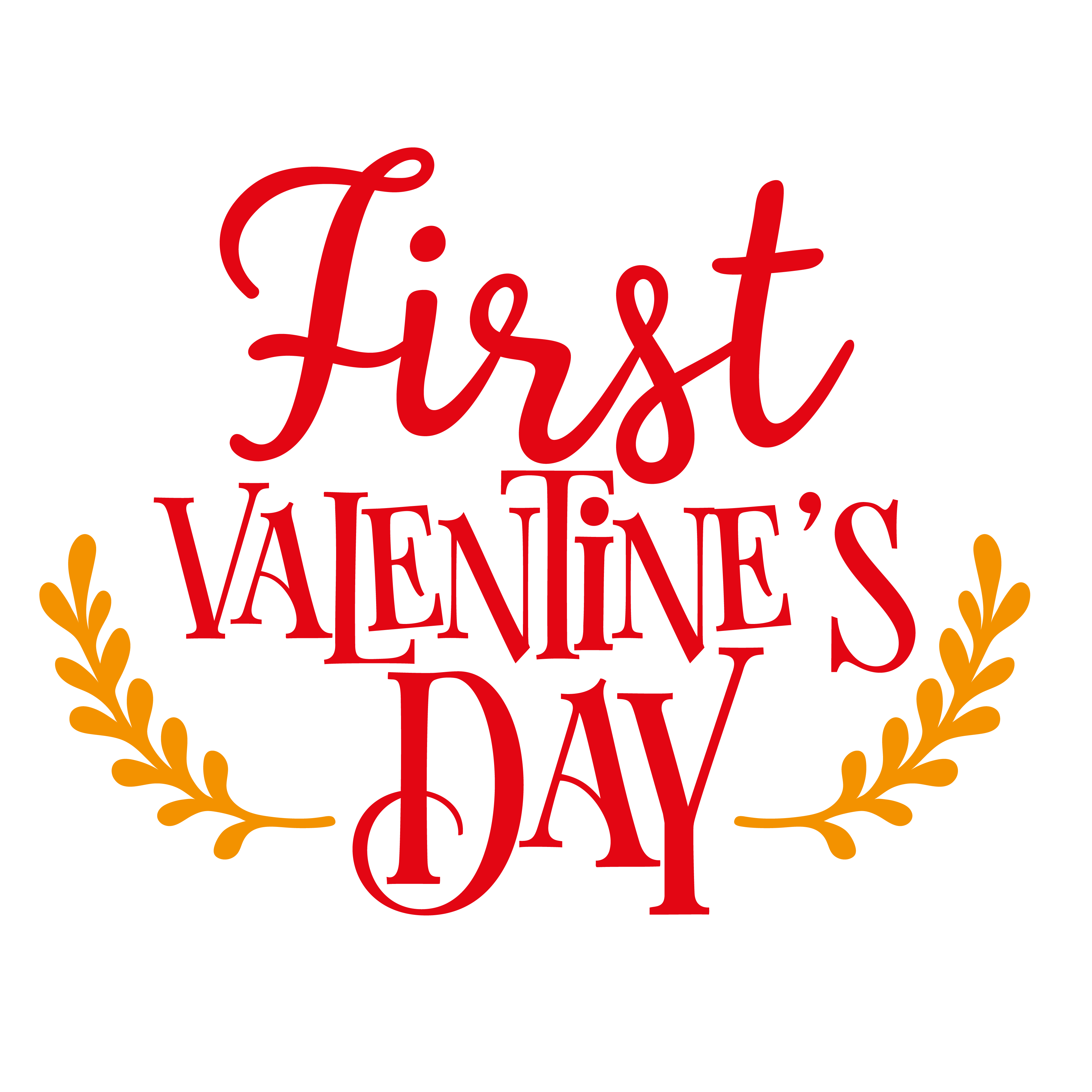 First Valentine's Day, Valentine Svg, Cricut Silhouette Svg | Inspire ...