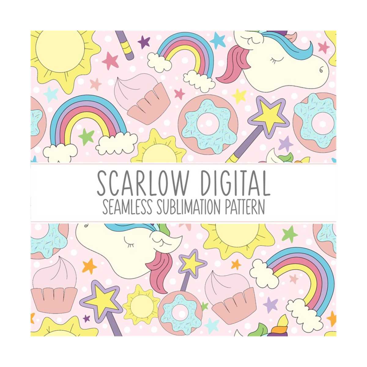 Seamless Magic Pattern-Sublimation Digital Design Download-U | Inspire ...