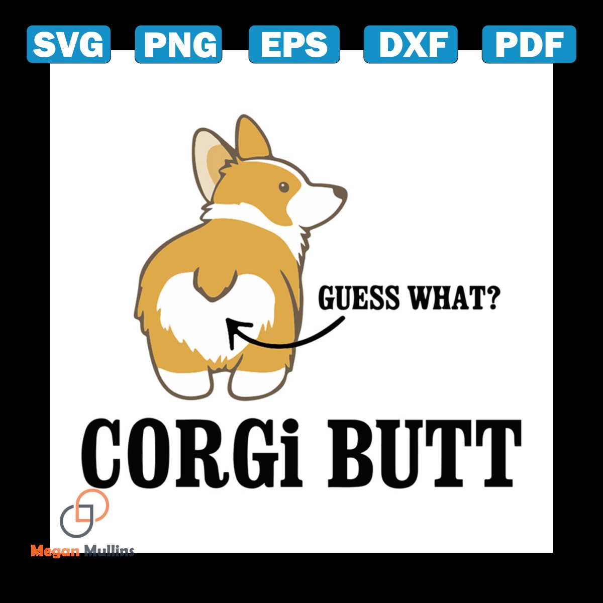 Corgi Butt Svg | Inspire Uplift