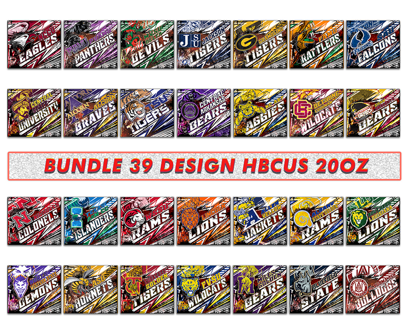 HBCUS Bundle Tumbler Wrap , HBCUS Png, HBCUS Tumbler Png,NFL | Inspire ...
