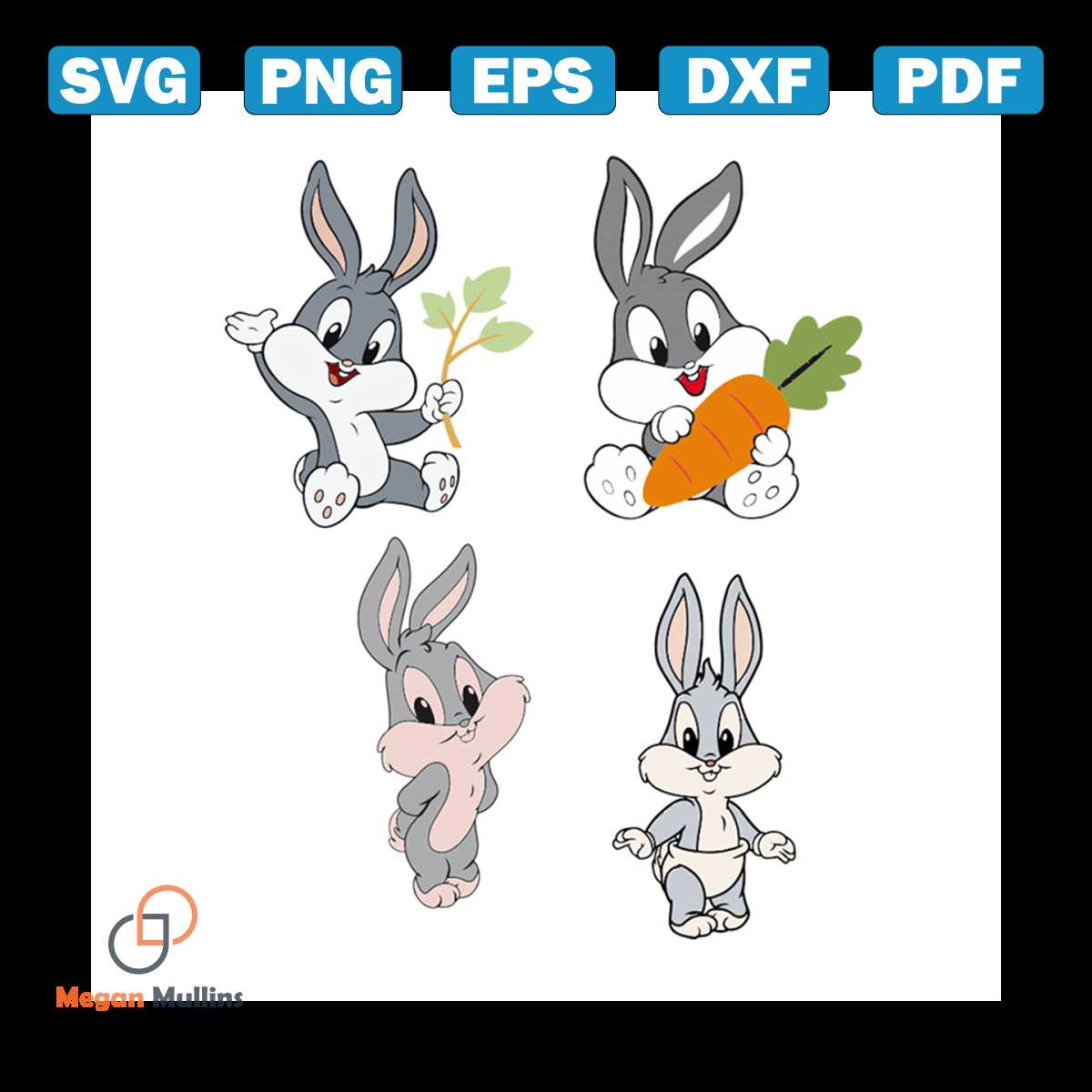 Baby bugs bunny svg, Cartoon Svg, Bundle Svg, Bunny Svg, Rab | Inspire ...