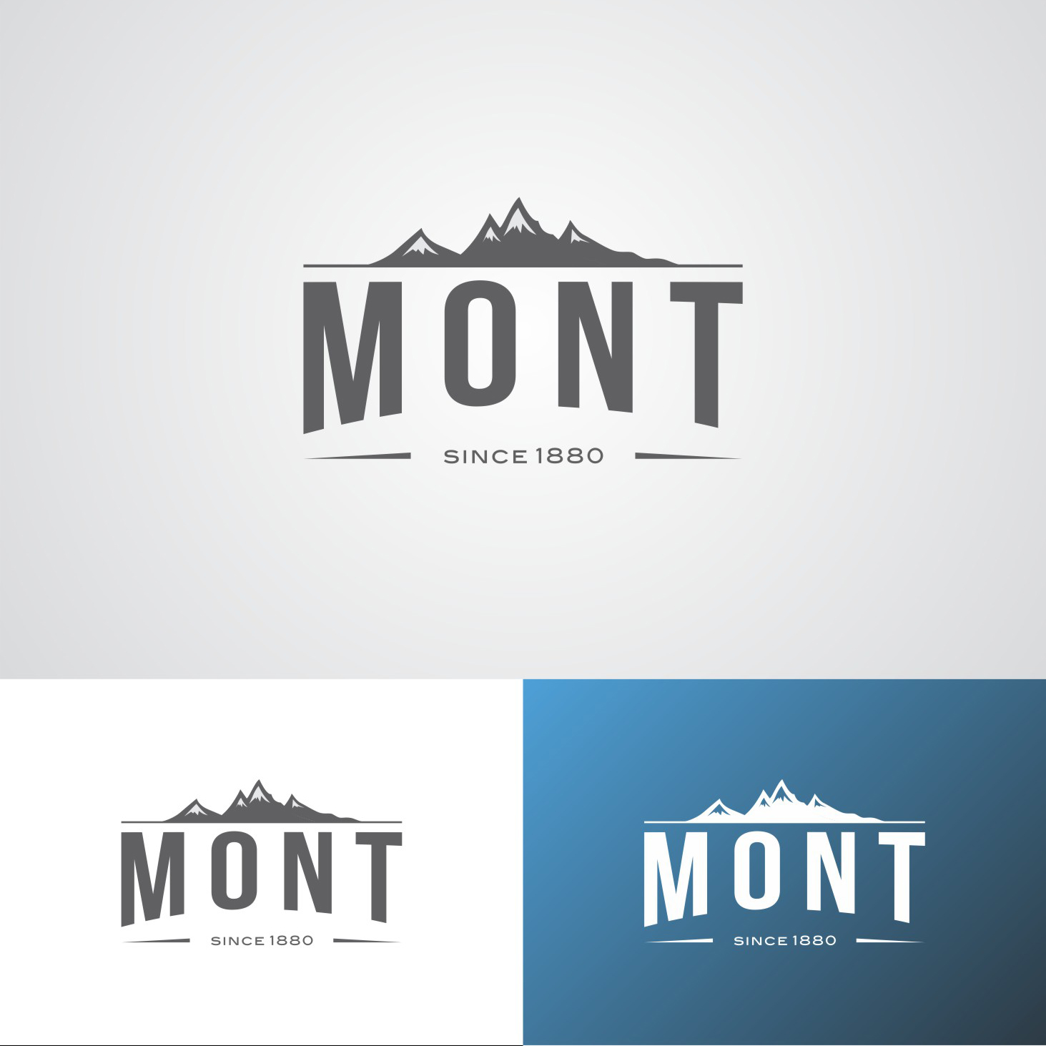 Mont Logo Design Template 65 | Inspire Uplift