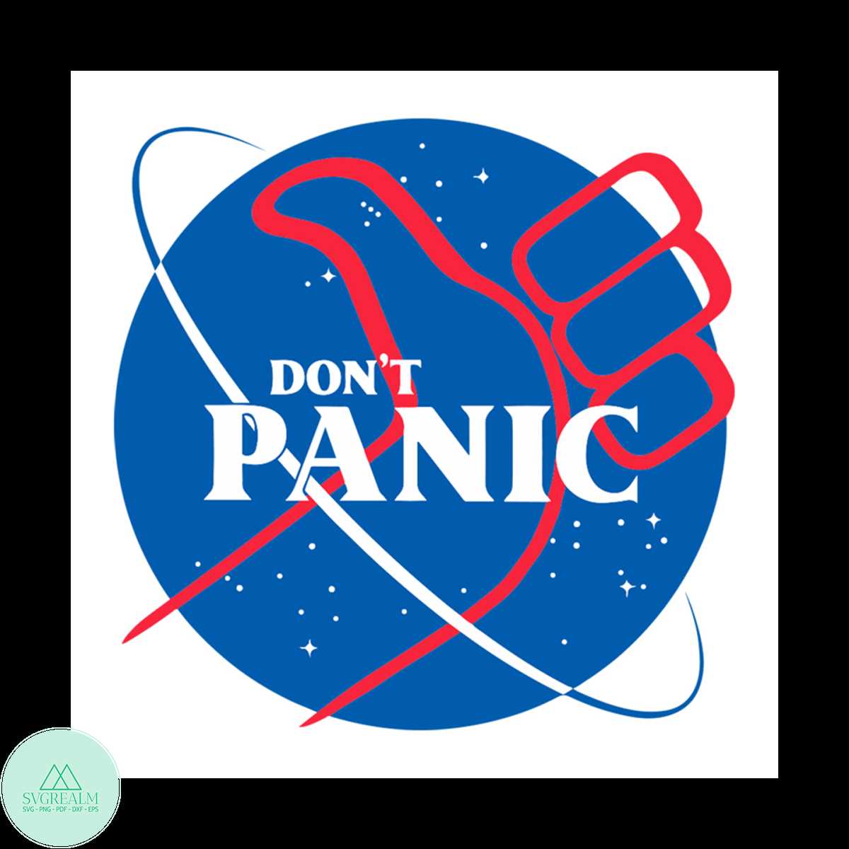 DON'T PANIC PNG svg | Inspire Uplift
