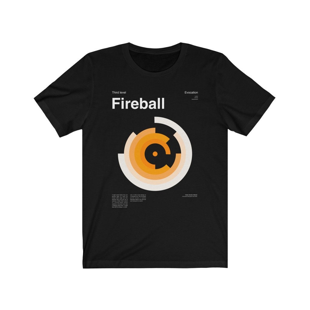 Fireball Spell T-Shirt | Inspire Uplift