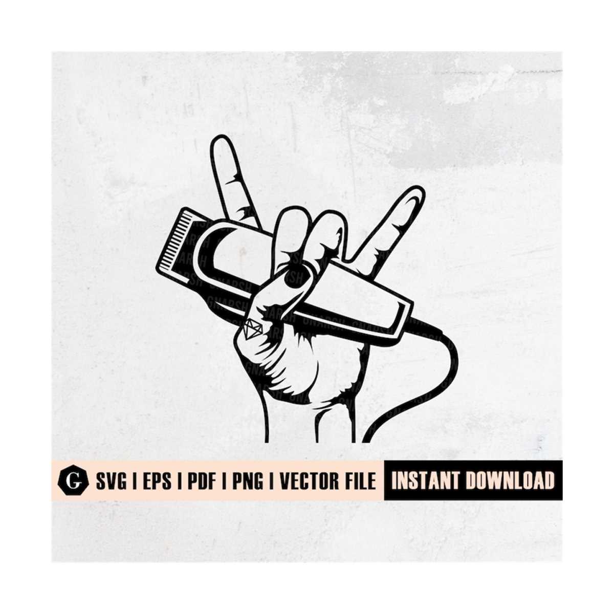 barbers clipper svg - Inspire Uplift