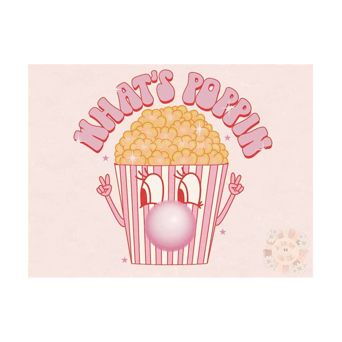 Whats Poppin PNG-Popcorn Sublimation Digital Design Download - Inspire ...