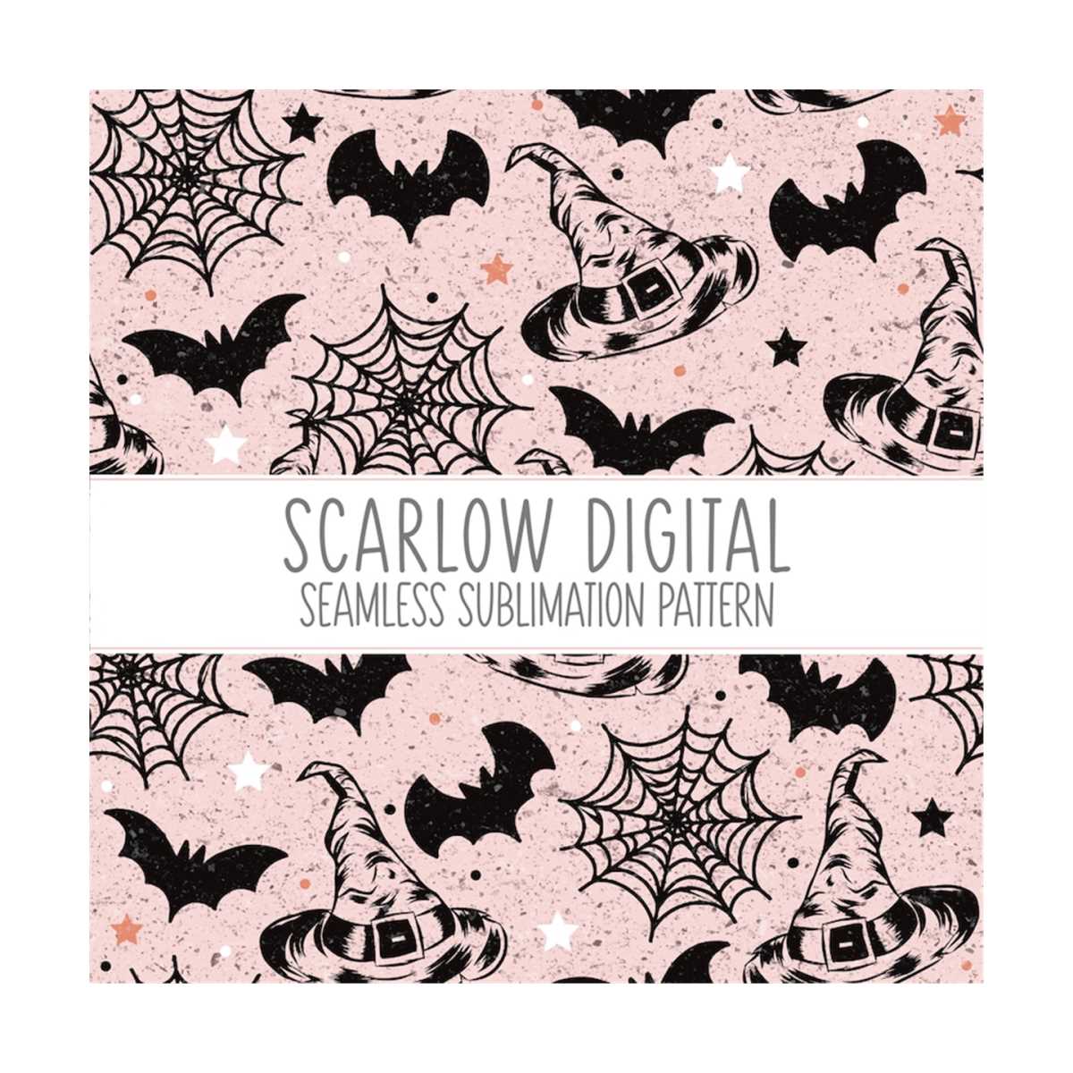Spooky Bat Seamless Pattern-Halloween Sublimation Digital De - Inspire ...
