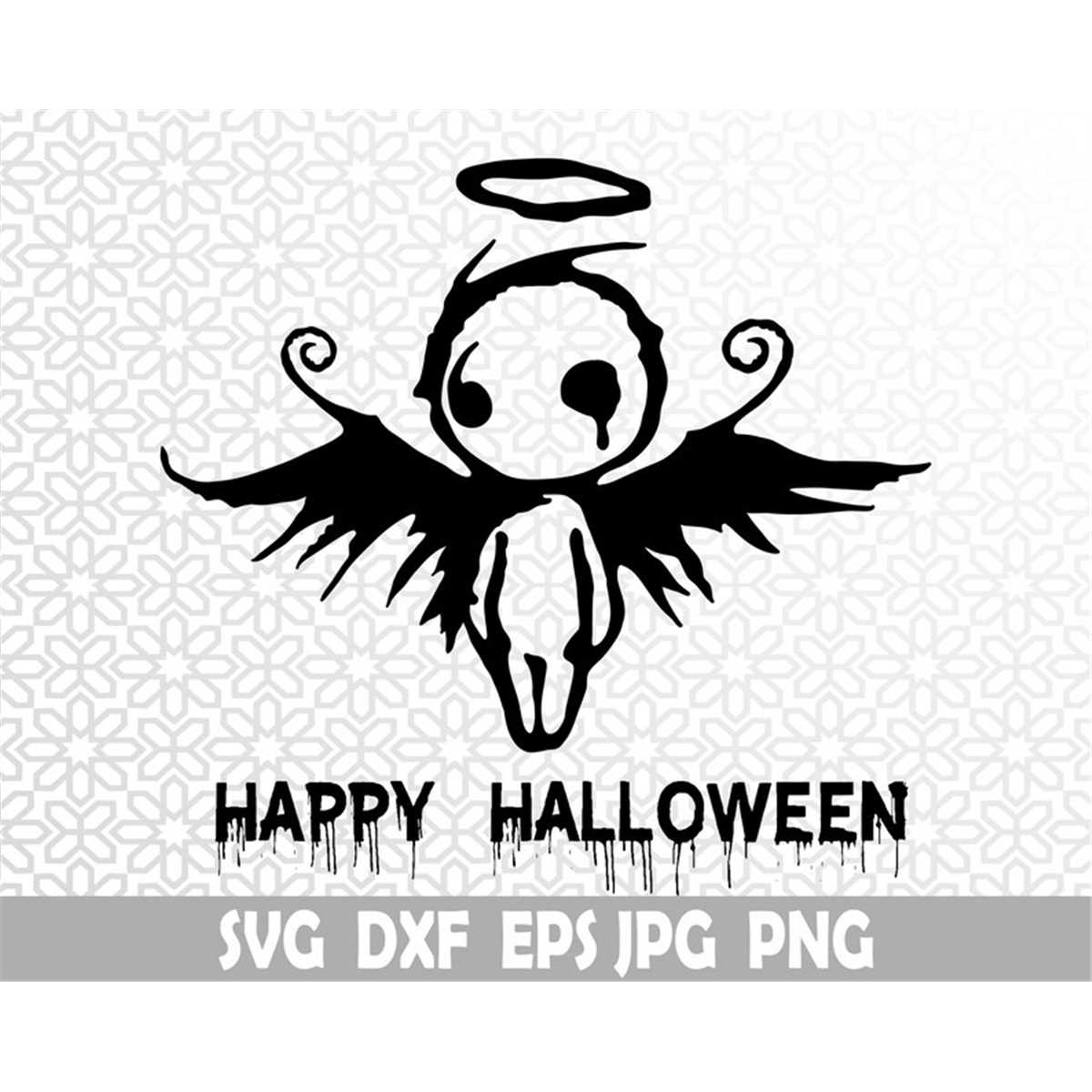 Halloween angel Svg, Dxf, Jpg ,Png, Eps, Cricut, Clipart, La - Inspire ...