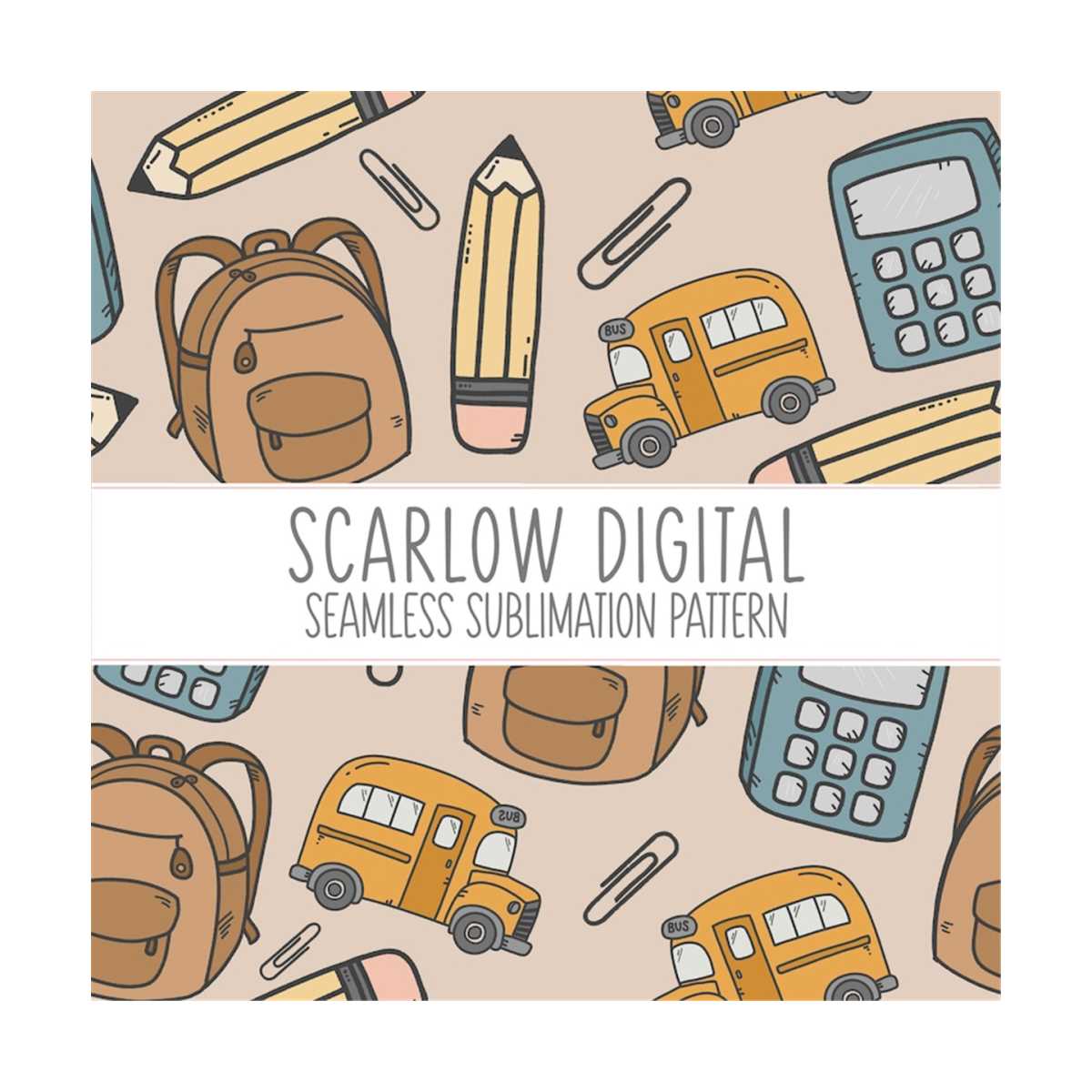 Seamless Back To School Pattern, Seamless Teacher Pattern, S - Inspire ...