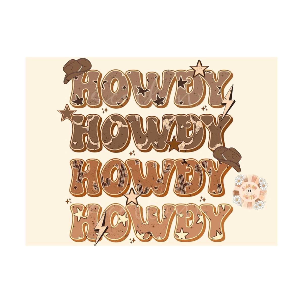 Howdy PNG-Western Sublimation Digital Design Download-cowboy - Inspire ...