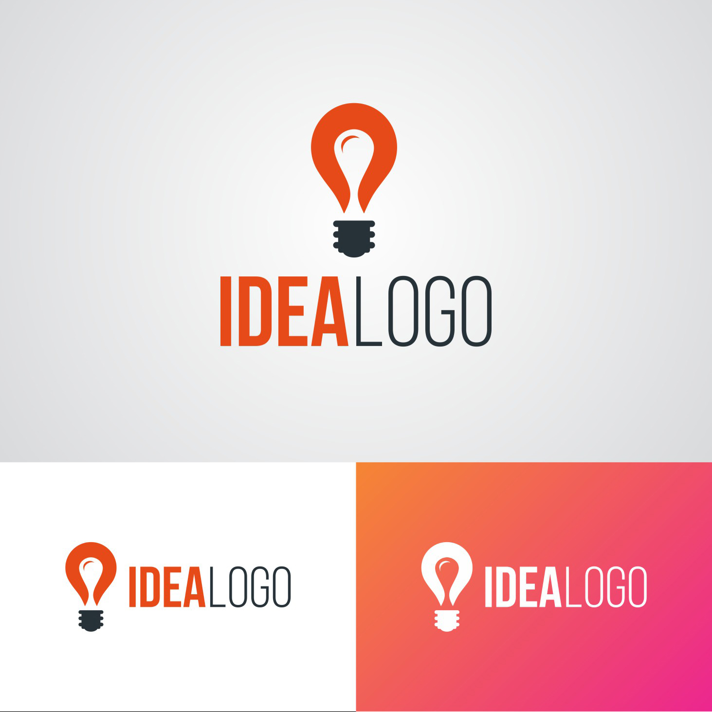 Idea Logo Design Template 84 | Inspire Uplift