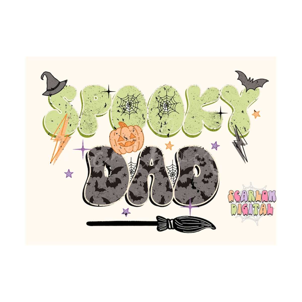 Spooky Dad PNG-Halloween Sublimation Digital Design Download - Inspire ...