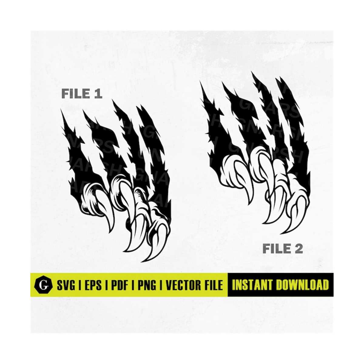 Claw Marks SVG | Wild Animal Scratches Svg | Beast Svg | Jur - Inspire ...