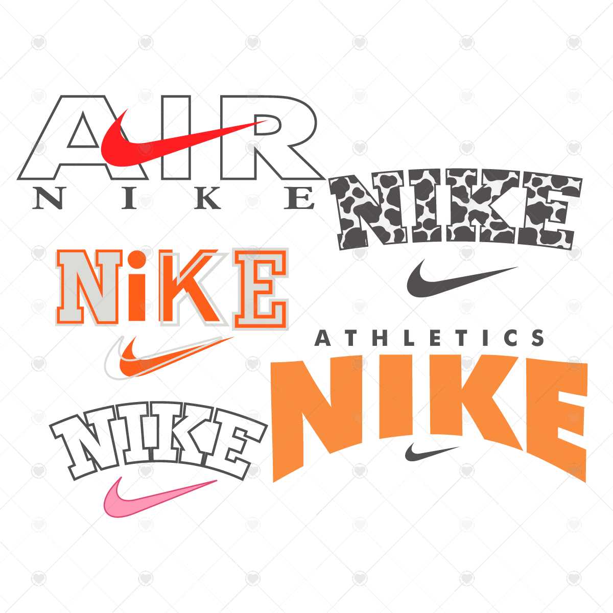 Nike Logos Svg Bundle, Trending Svg, Nike Svg, Nike Logo Svg | Inspire ...