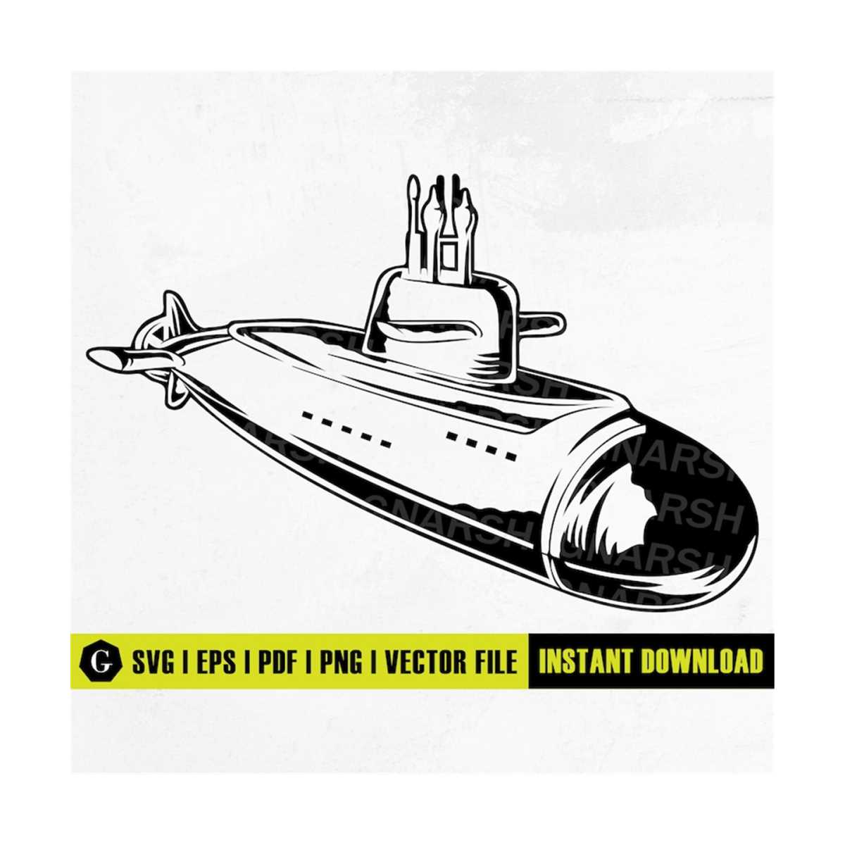 US Submarine Svg| United States Navy Svg| Warship Decal Grap | Inspire ...