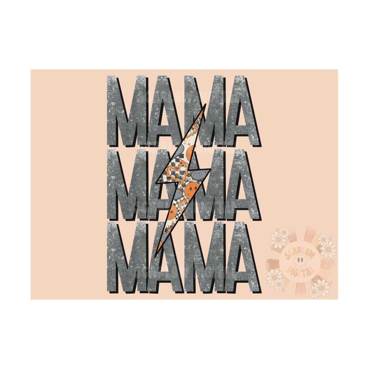Mama PNG-Rocker Mama Sublimation Digital Design Download-ska - Inspire ...