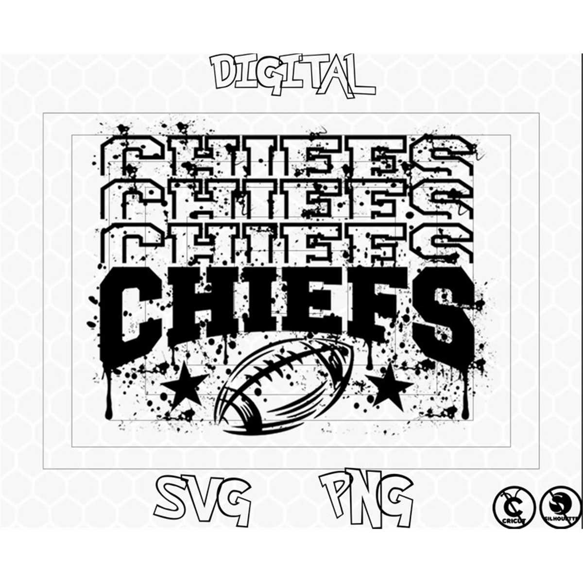 Chiefs Football Svg File - Inspire Uplift