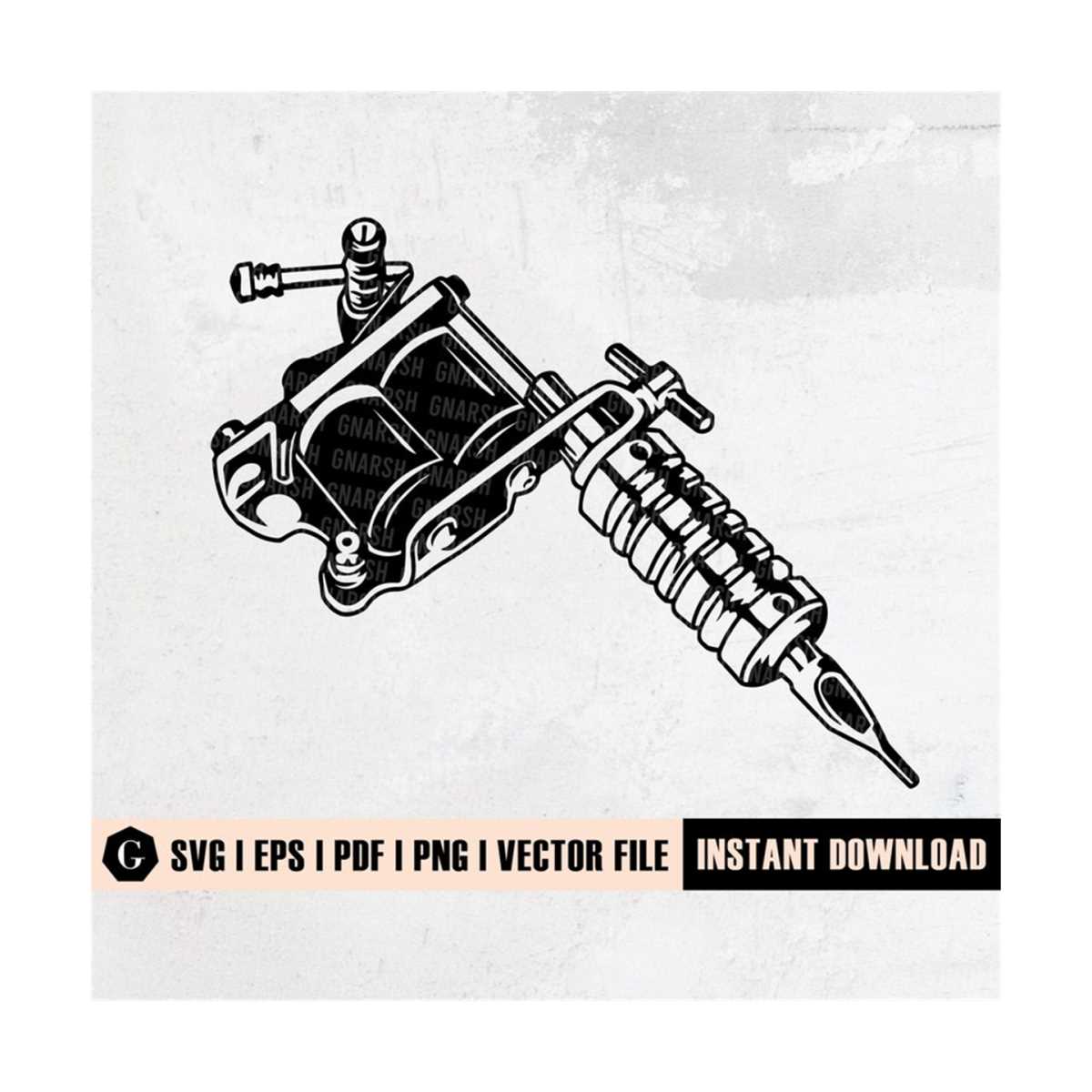 Tattoo Machine Svg | Tattoo Logo Svg | Got Ink Tattoo Machin | Inspire ...