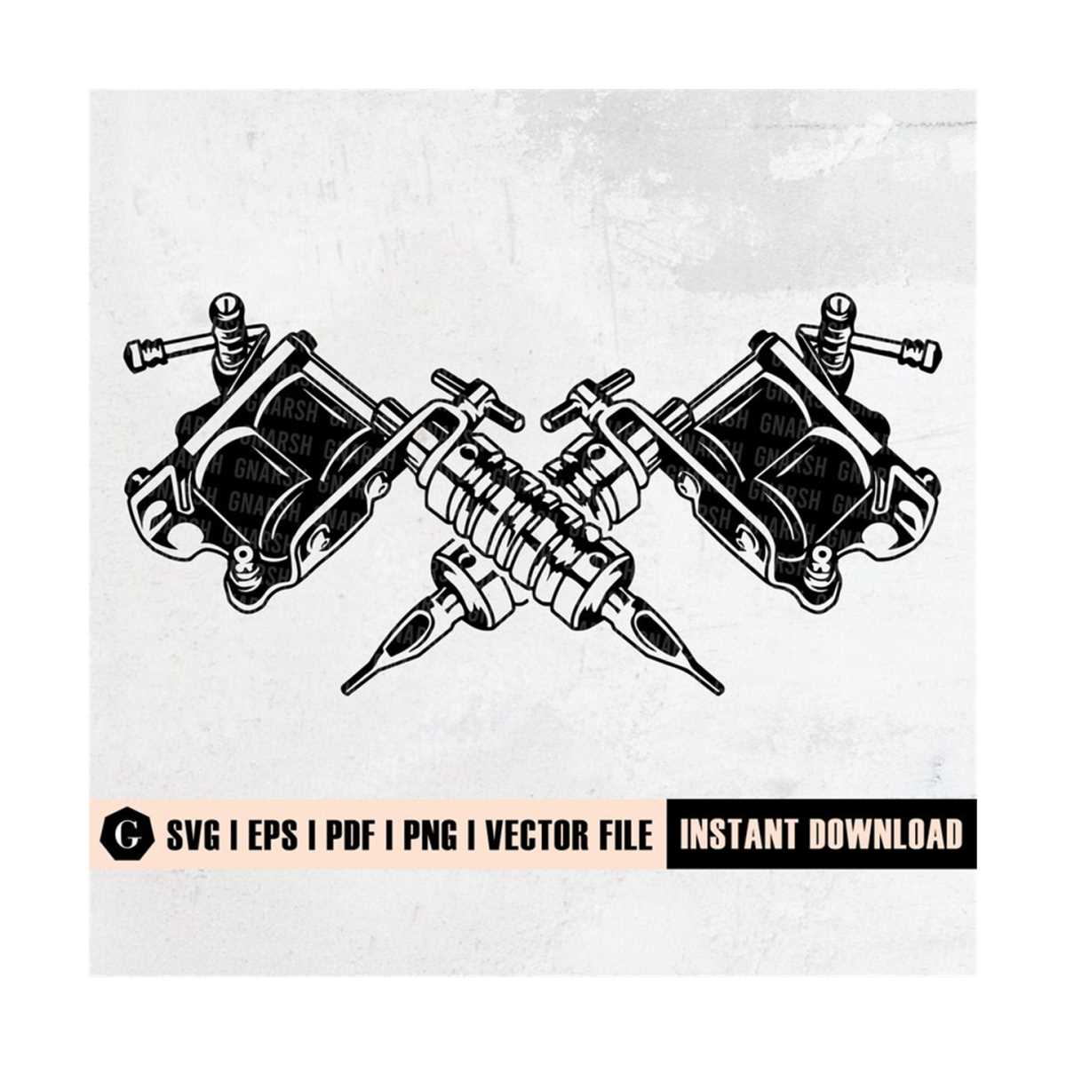 Tattoo Machine Svg | Tattoo Logo Svg | Got Ink Tattoo Machin | Inspire ...