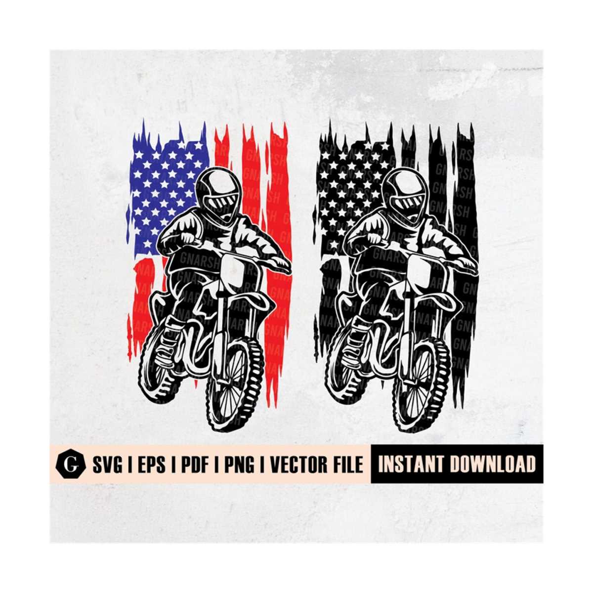 US Motorcross Svg, Motorcycle Racing Svg, Dirt Bike Racing S | Inspire ...