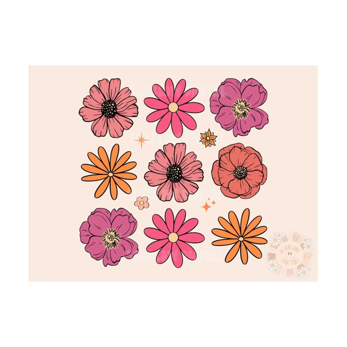 Flowers PNG-Spring Sublimation Digital Design Download-flora - Inspire Uplift