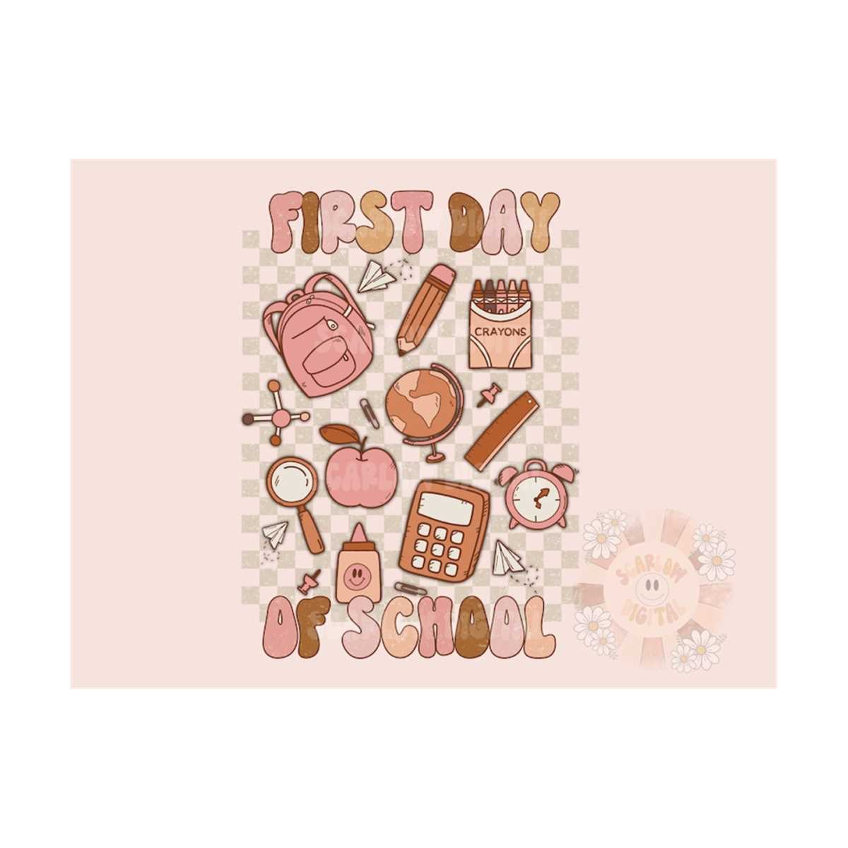 First Day of School PNG-Girl Back to School Sublimation Digi - Inspire ...