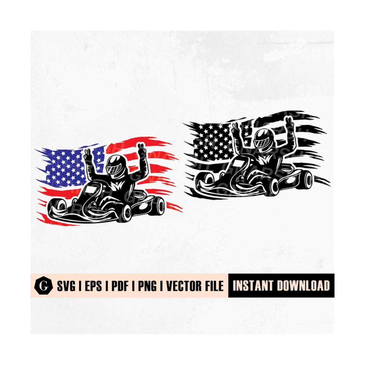 Go Kart Riding Svg File | Go Kart Clipart | Kart Svg | Kart - Inspire ...