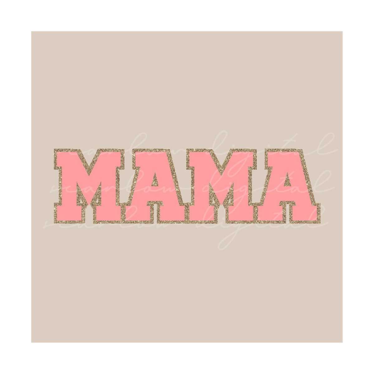 Mama Gold Glitter PNG sublimation design download, sublimati | Inspire ...