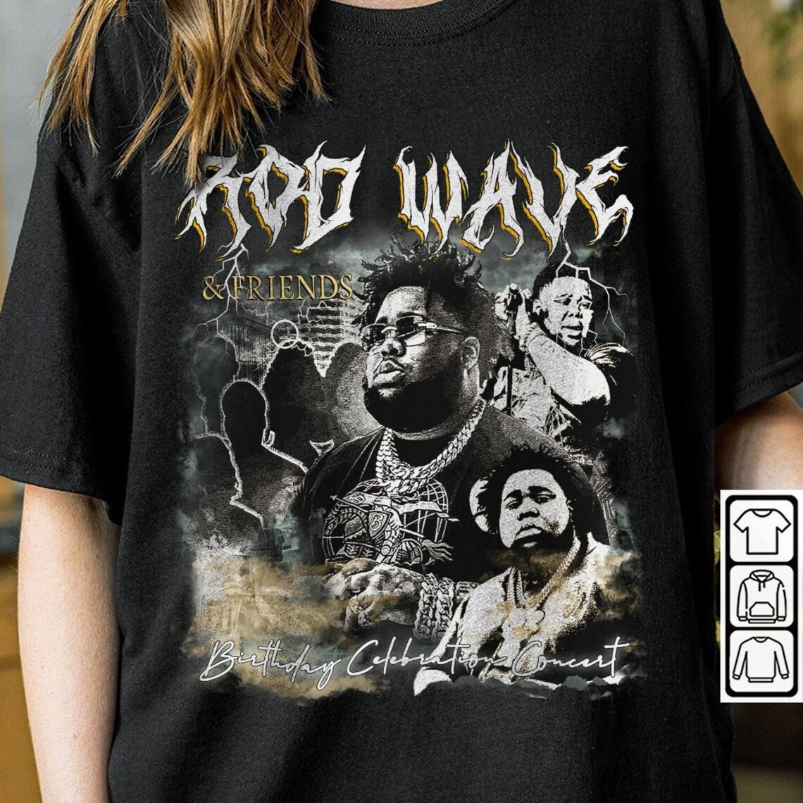 Rod Wave Rap Shirt, Rod Wave And Friends 2023 Vintage 90s Y2 | Inspire ...