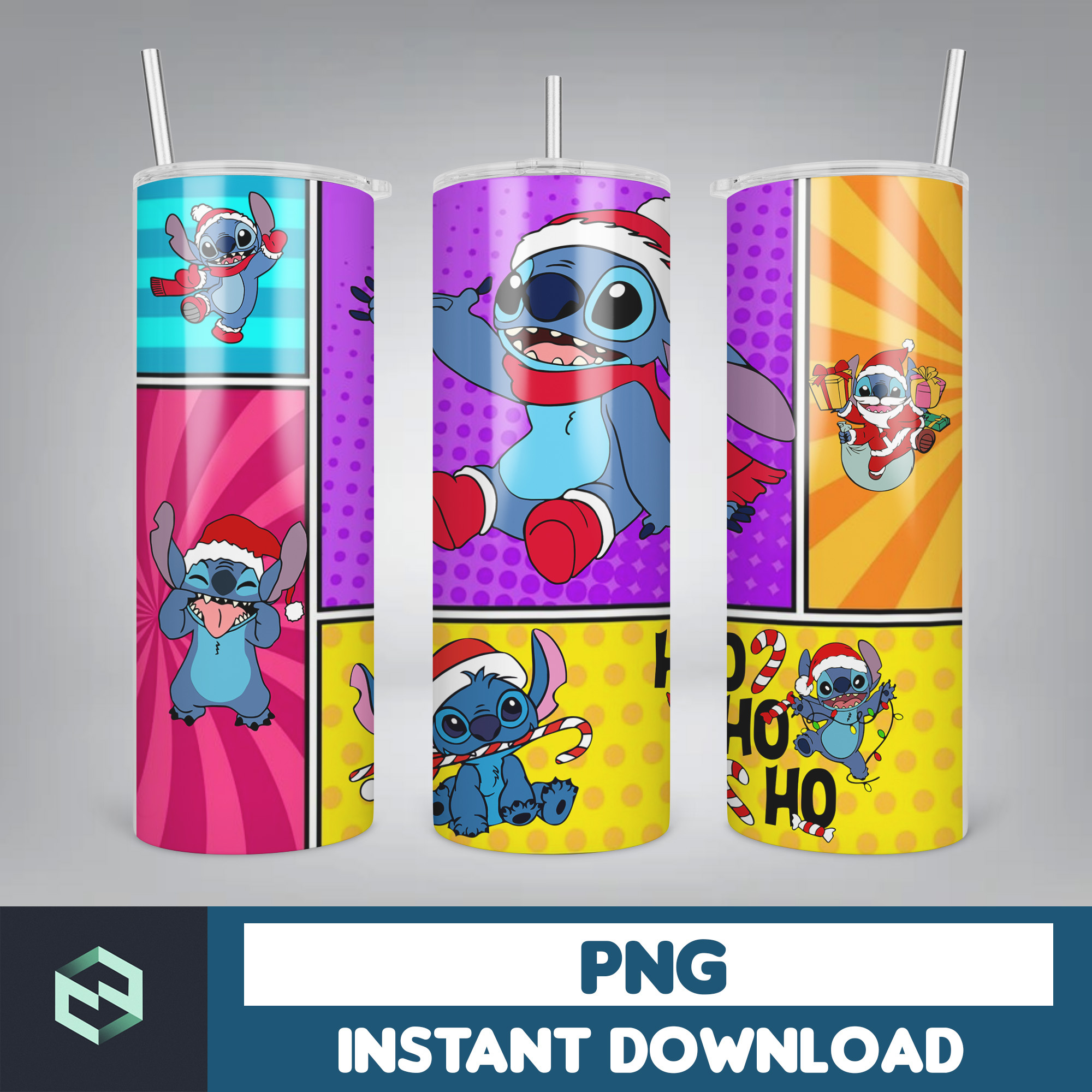 Christmas Stitch Tumbler Wrap, Stitch Sublimation Designs, 2 - Inspire ...