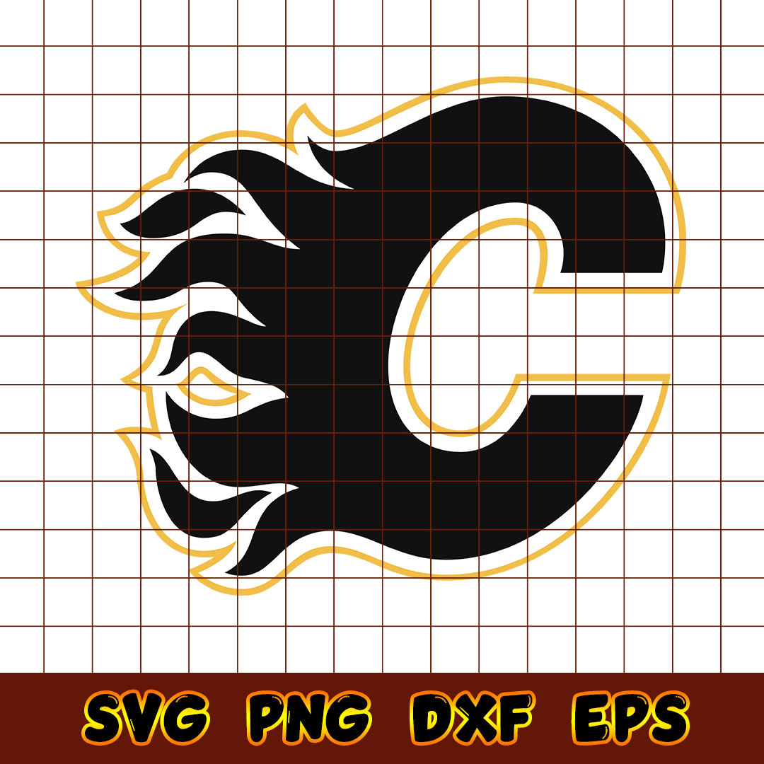 Logo Calgary Flames Svg, Calgary Flames Svg, NHL Svg, Hockey | Inspire ...