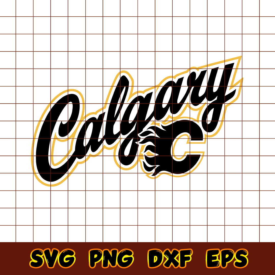Calgary Flames NHL Logo Svg, Calgary Flames Svg, NHL Svg, Ho | Inspire ...