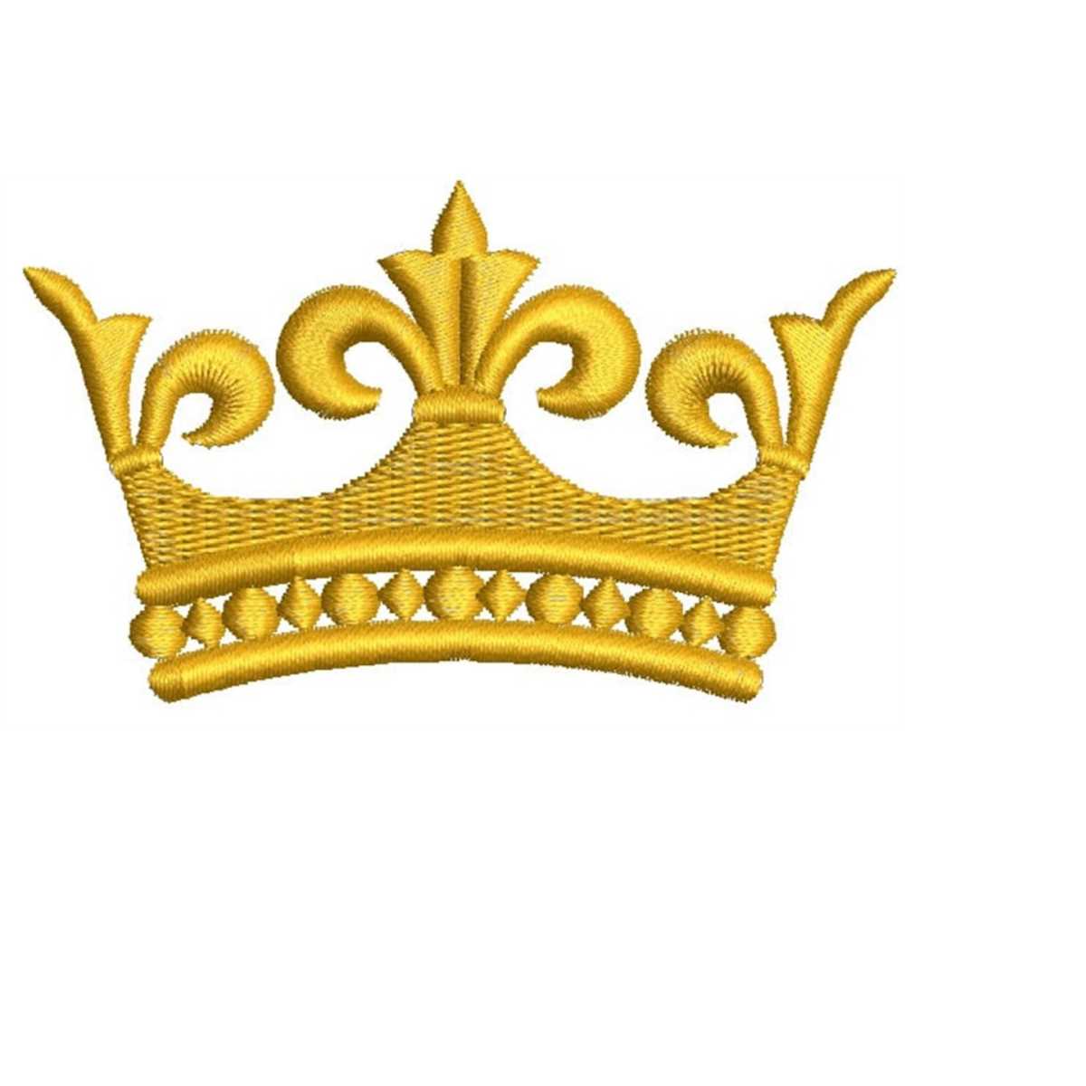 crown Machine embroidery design - instantly download - Inspire Uplift