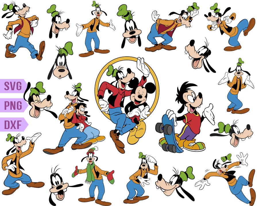 Goofy Svg Bundle, Goofy Svg, Mouse svg, Baby Goofy png, Goof - Inspire ...