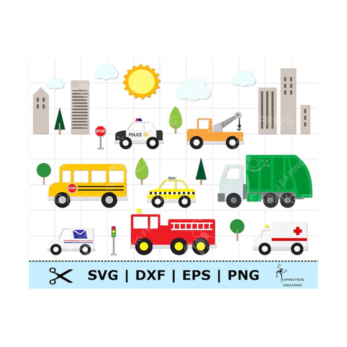 Vehicles SVG. PNG. Cut, layered files for Cricut / Silhouett - Inspire ...