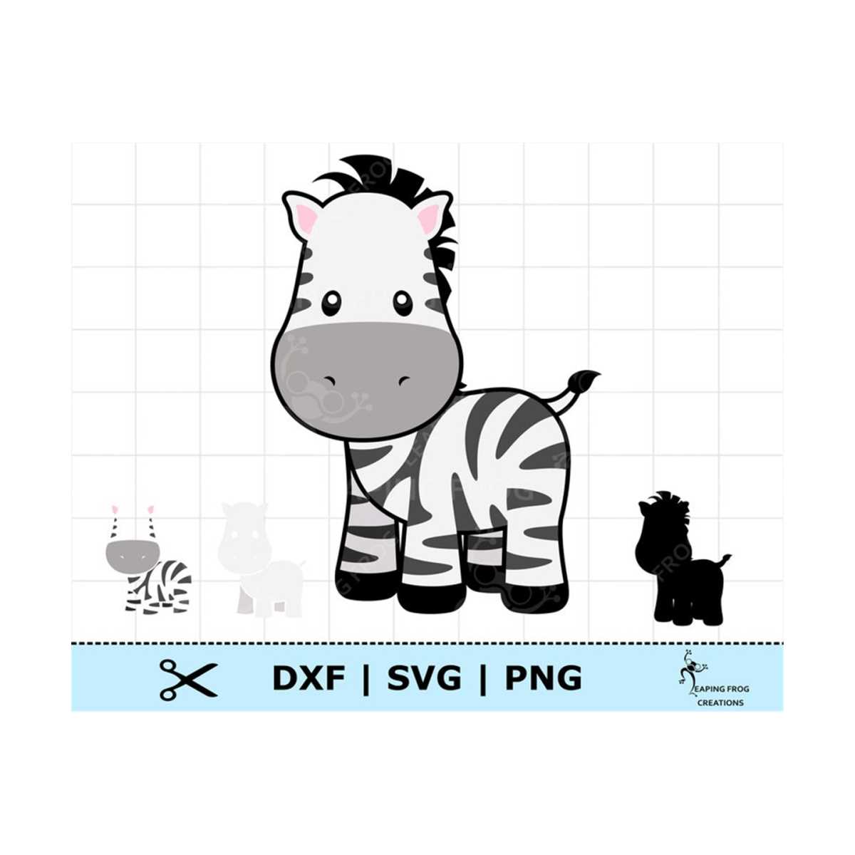 Zebra SVG. Cricut cut files. PNG DXF. Layered files. Cartoo | Inspire ...