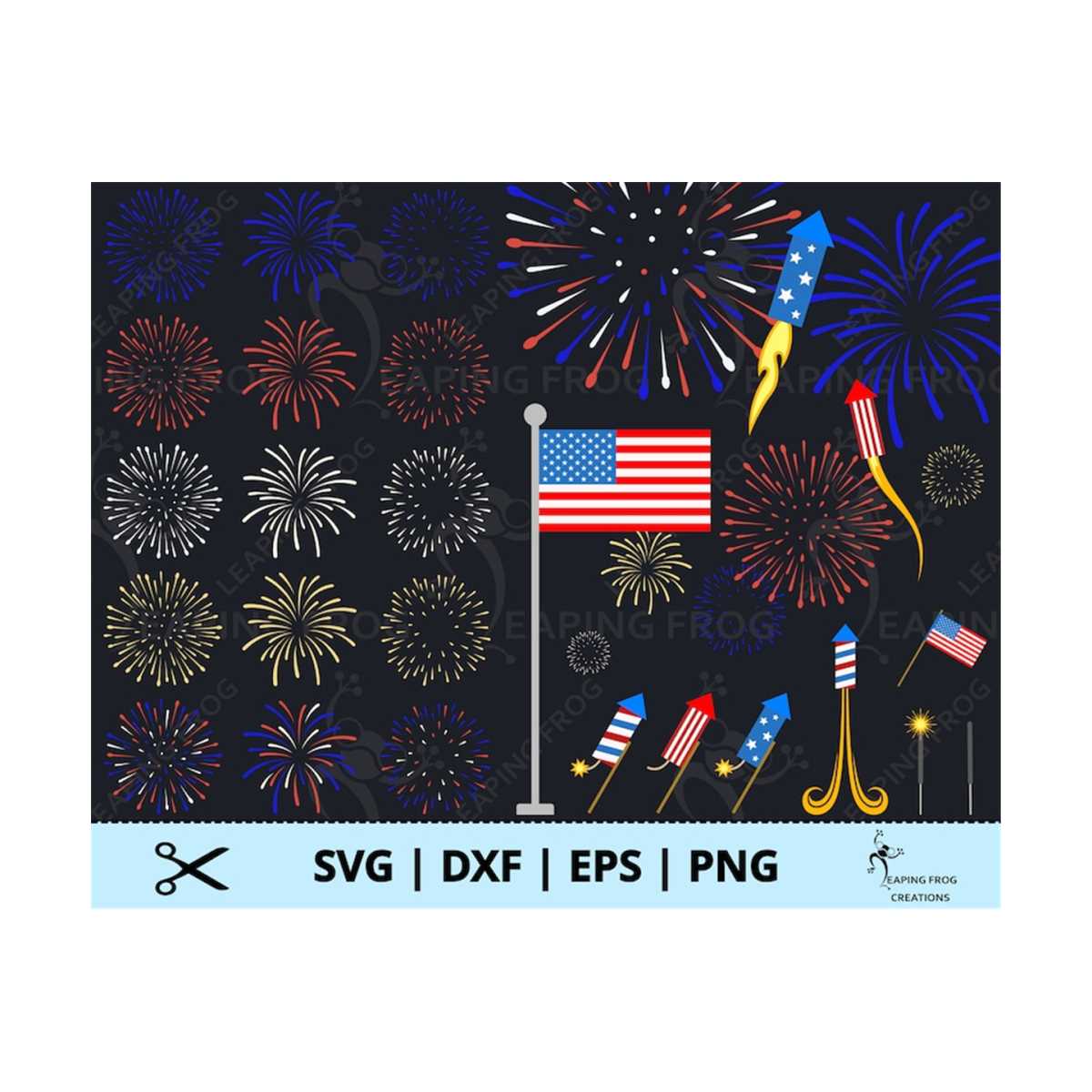 Fireworks SVG. PNG. Cricut cut files, layered. Sublimation. - Inspire ...