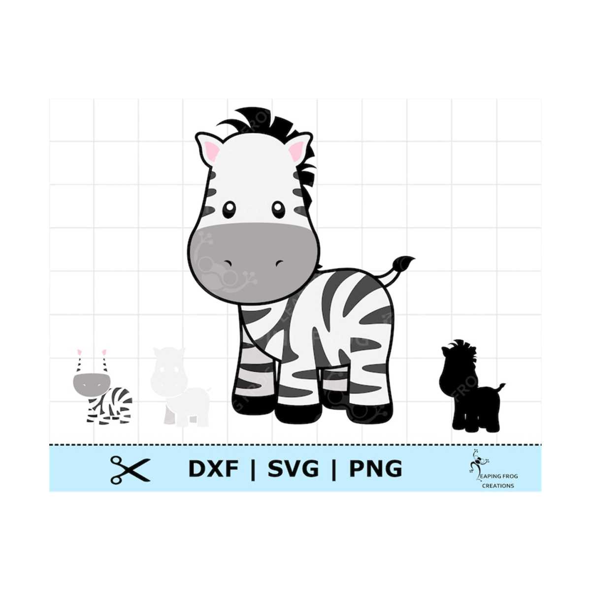 Zebra SVG. Cricut cut files. PNG DXF. Layered files. Cartoo | Inspire ...