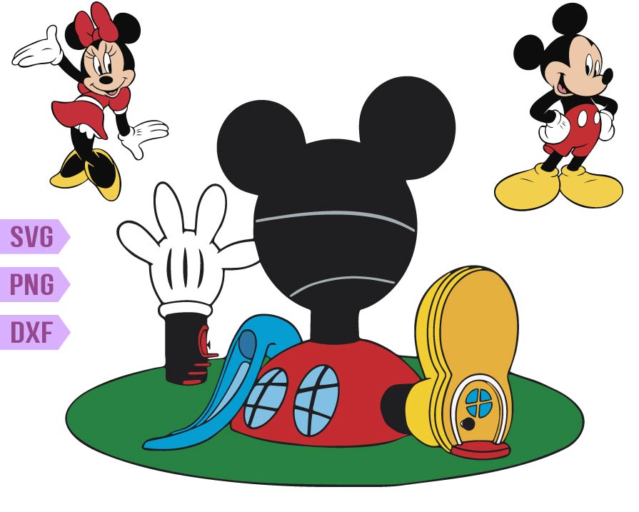 mickey clubhouse svg - Inspire Uplift