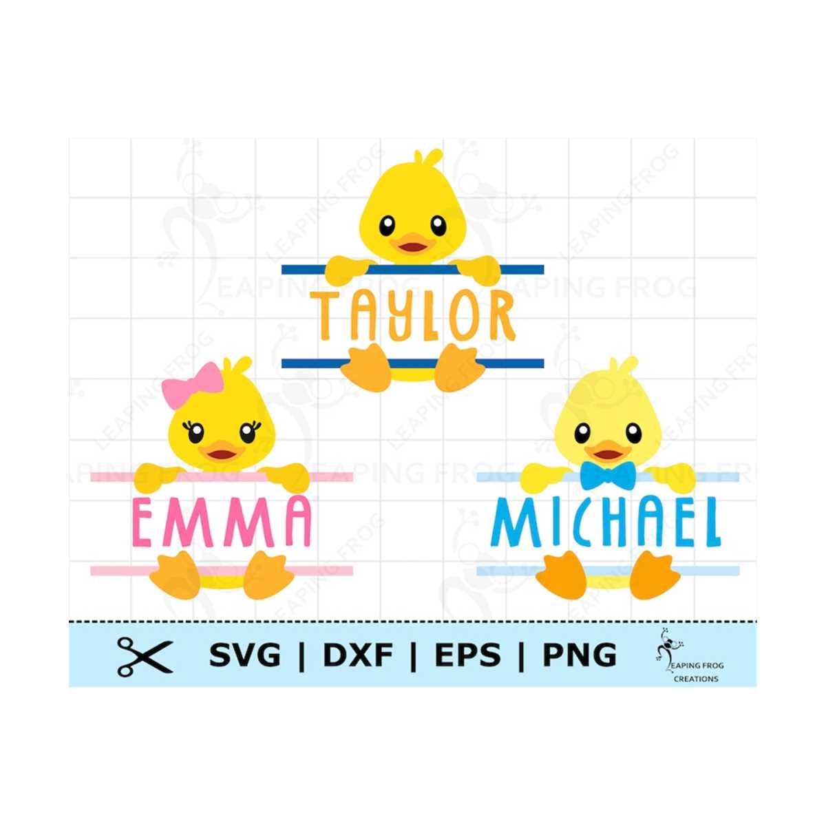 Rubber Ducky Monogram SVG. PNG. 3 versions! Cricut cut files - Inspire ...