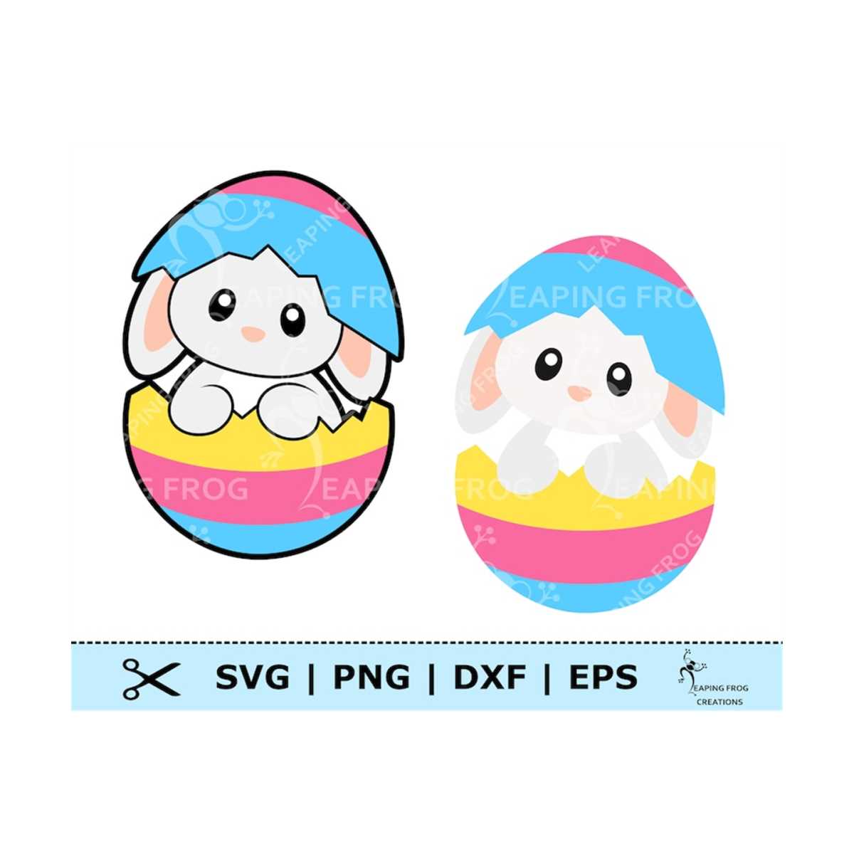Easter Bunny SVG. PNG. Cricut cut files, layered. Popping o - Inspire ...