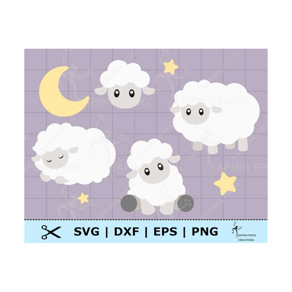 Sheep SVG. PNG. Lamb. Cut and layered files, Cricut, Silhoue - Inspire ...